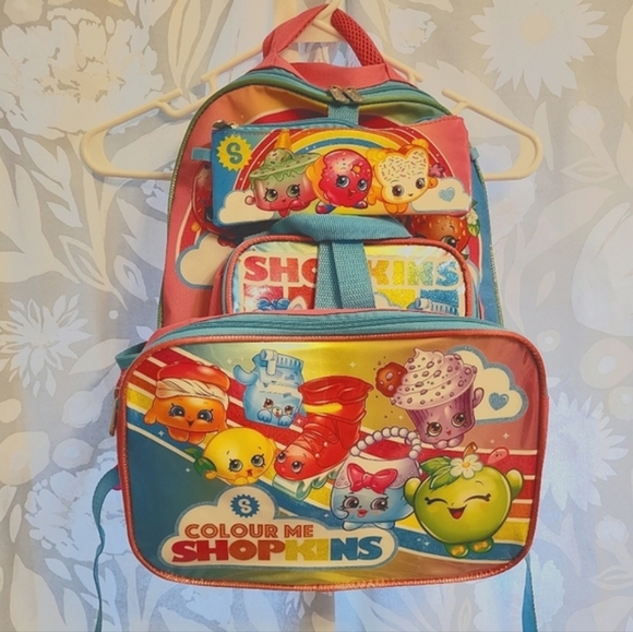 Shopkins | Other | Shopkins 3piece Backpack Set | Poshmark